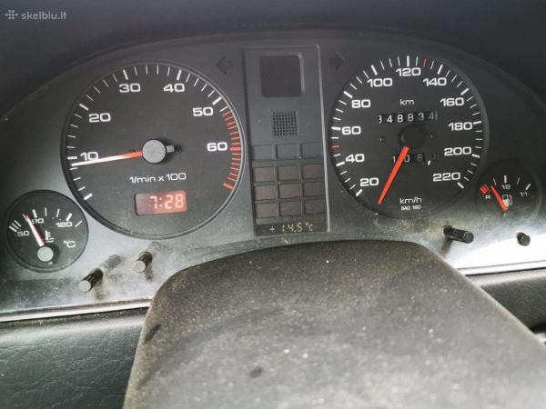 Zils Audi 80 1994 Visaginas, ar dzinēja tilpumu 1.90 L un nobraukumu 348 tūkst. km par 1000 €, foto 11 vietnē AUTOMOTO.COM.LV