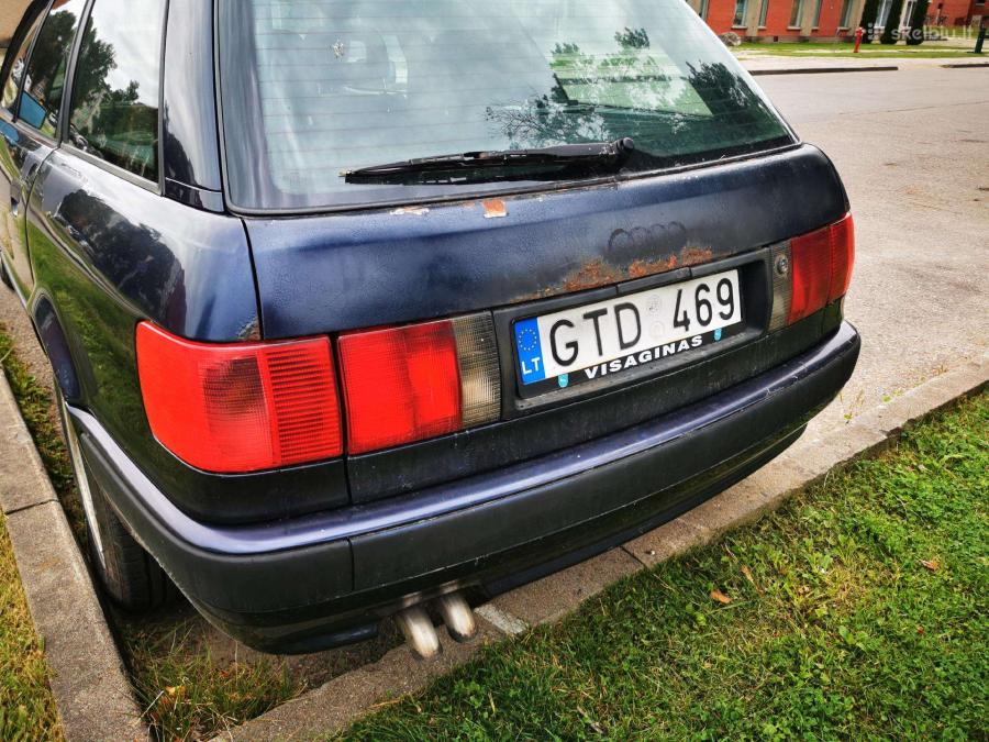 Zils Audi 80 1994 Visaginas, ar dzinēja tilpumu 1.90 L un nobraukumu 348 tūkst. km par 1000 €, foto 13 vietnē AUTOMOTO.COM.LV