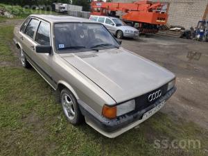 Brūns Audi 80 1985 Ventspils, ar dzinēja tilpumu 1.90 L un nobraukumu 351 tūkst. km par 750 €, foto  vietnē AUTOMOTO.COM.LV