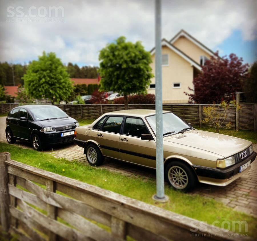 Brown Audi 80 1986 in Riga, with an engine capacity of 1.60 L and mileage of 320 thousand km for 1650 €, photo 6 on AUTOMOTO.COM.LV