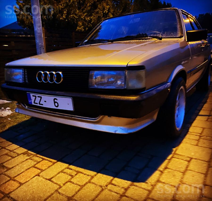 Brown Audi 80 1986 in Riga, with an engine capacity of 1.60 L and mileage of 320 thousand km for 1650 €, photo 7 on AUTOMOTO.COM.LV