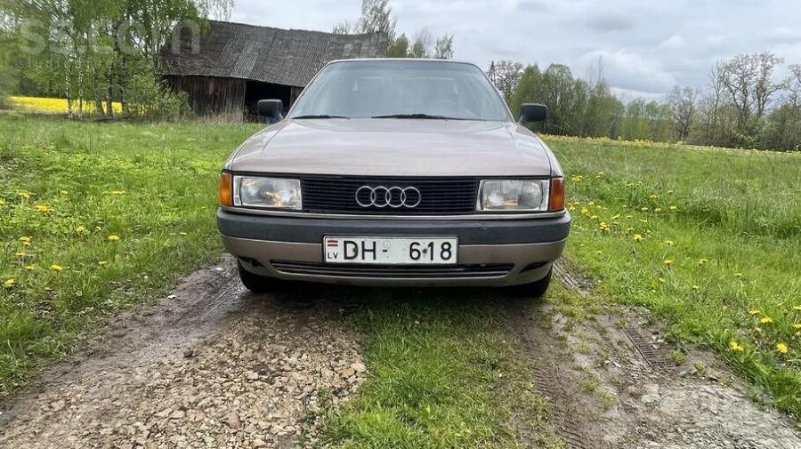 Brūns Audi 80 1987 Limbaži, ar dzinēja tilpumu 1.80 L un nobraukumu 360 tūkst. km par 650 €, foto 4 vietnē AUTOMOTO.COM.LV