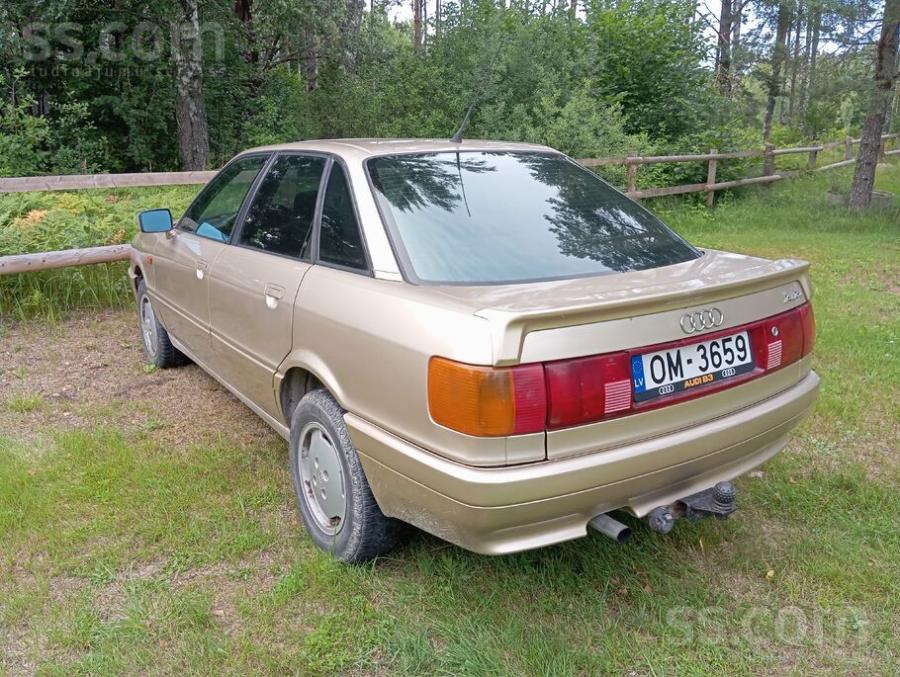 Brūns Audi 80 1989 Talsi, ar dzinēja tilpumu 1.90 L un nobraukumu 335 tūkst. km par 2200 €, foto 4 vietnē AUTOMOTO.COM.LV