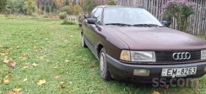 Brown Audi 80 1991 in Riga, with an engine capacity of 1.80 L and mileage of 375 thousand km for 400 €, photo 5 on AUTOMOTO.COM.LV