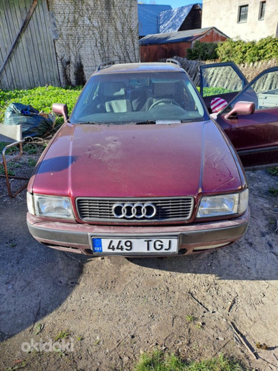 Brūns Audi 80 1993 Tartu, ar dzinēja tilpumu 2.00 L un nobraukumu 308 tūkst. km par 1200 €, foto 1 vietnē AUTOMOTO.COM.LV