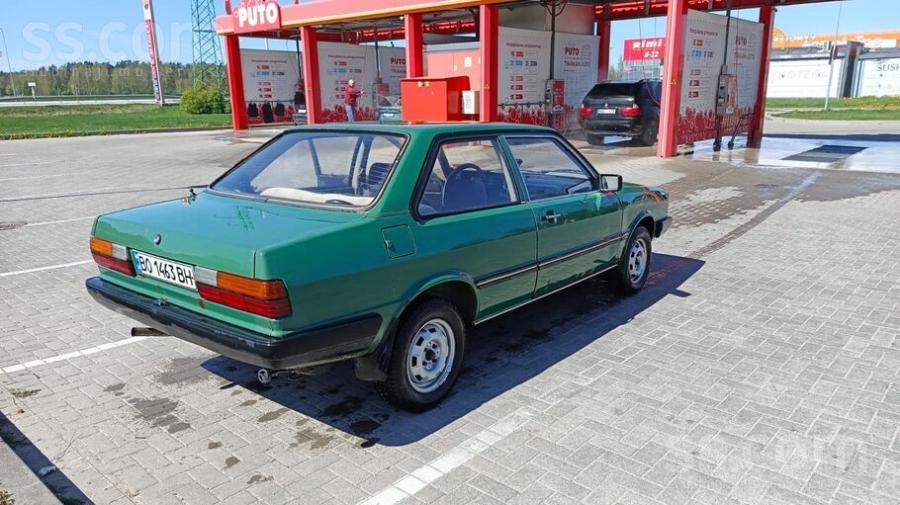 Зеленый Ауди 80 1984 в Рига, объемом двигателя 1.60 л и пробегом 180 тыс. км за 2600 €, фото 3 на AUTOMOTO.COM.LV