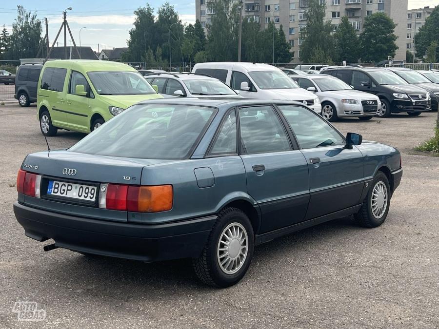 Зеленый Ауди 80 1988 в Кедайняй, объемом двигателя 1.80 л и пробегом 306 тыс. км за 1300 €, фото 5 на AUTOMOTO.COM.LV