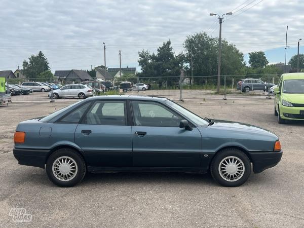 Green Audi 80 1988 in Kedainiai, with an engine capacity of 1.80 L and mileage of 306 thousand km for 1300 €, photo 5 on AUTOMOTO.COM.LV