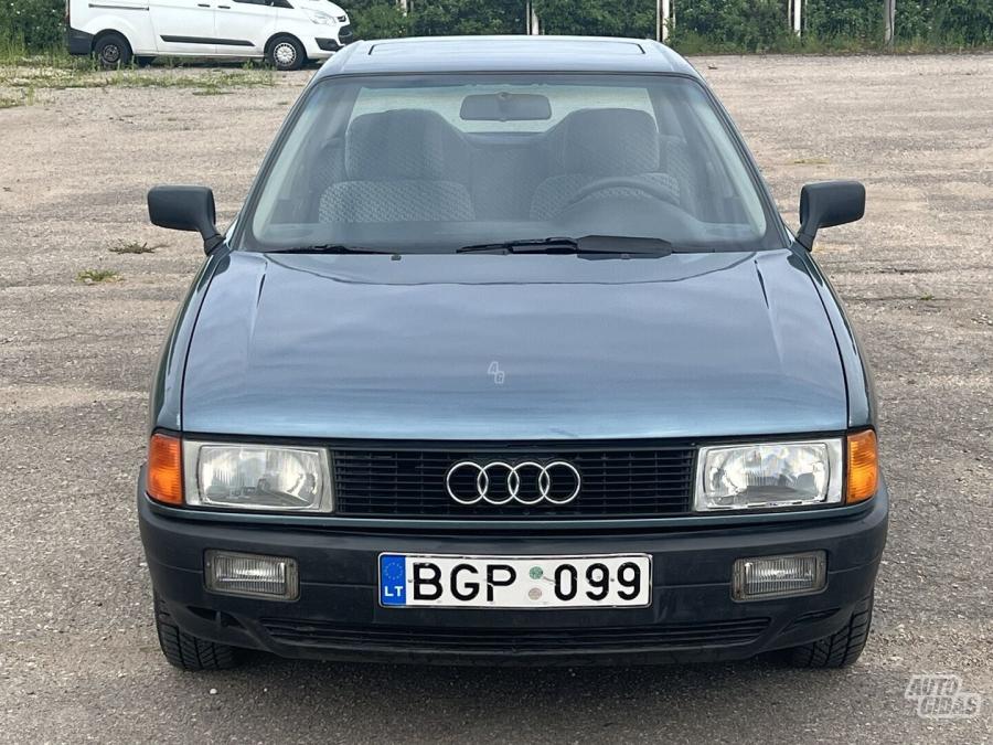 Зеленый Ауди 80 1988 в Кедайняй, объемом двигателя 1.80 л и пробегом 306 тыс. км за 1300 €, фото 8 на AUTOMOTO.COM.LV