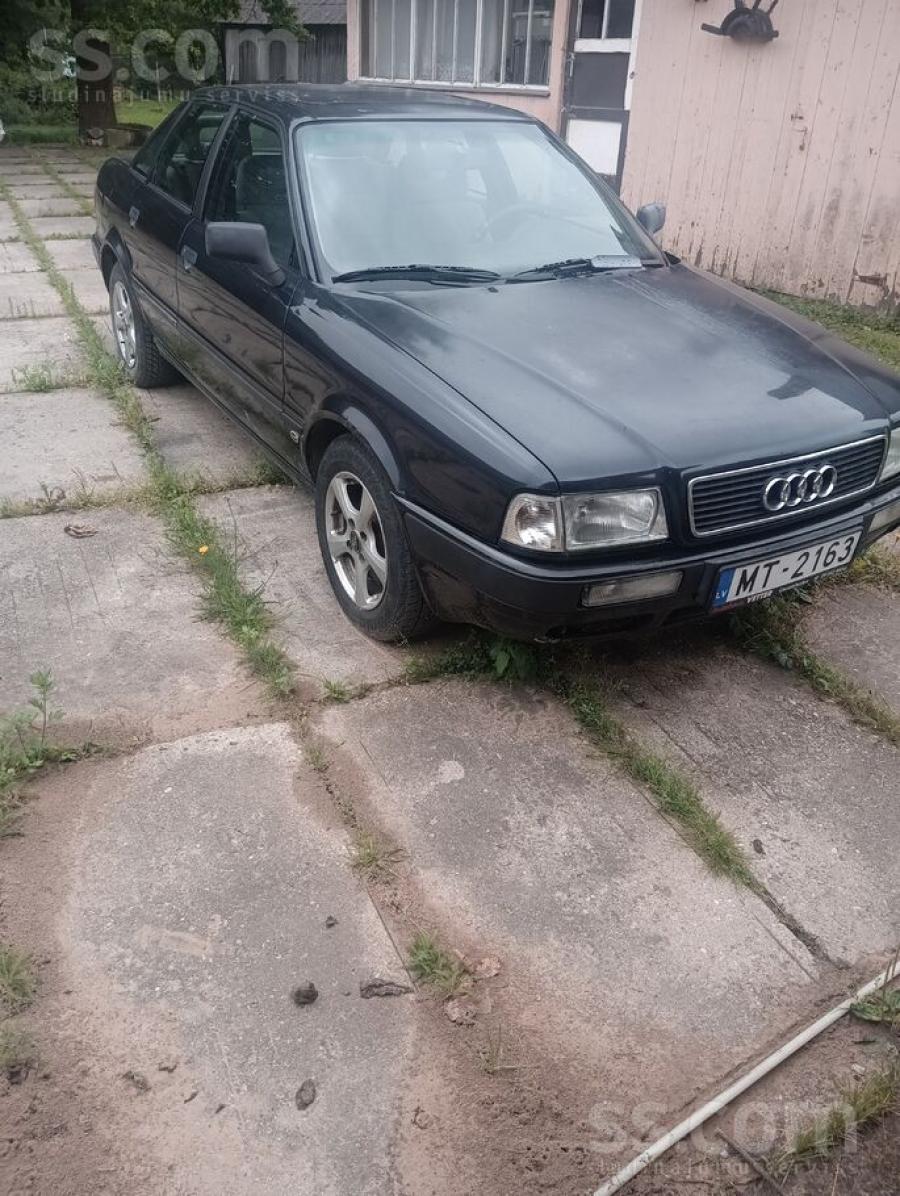 Green Audi 80 1990 in Preili, with an engine capacity of 2.00 L and mileage of 260 thousand km for 1500 €, photo 1 on AUTOMOTO.COM.LV