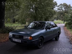 Green Audi 80 1990 in Kuldiga, with an engine capacity of 1.80 L and mileage of 333 thousand km for 750 €, photo  on AUTOMOTO.COM.LV