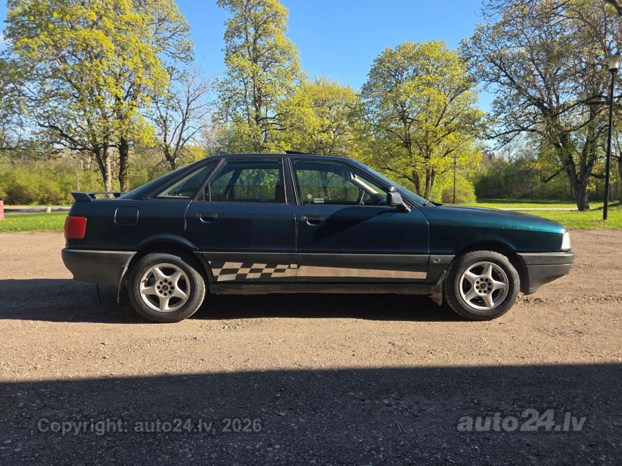 Green Audi 80 1991 in Tallinn, with an engine capacity of 1.90 L and mileage of 223 thousand km for 1900 €, photo 3 on AUTOMOTO.COM.LV