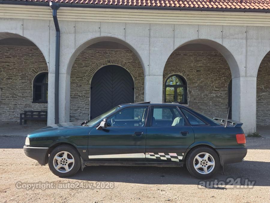 Green Audi 80 1991 in Tallinn, with an engine capacity of 1.90 L and mileage of 223 thousand km for 1900 €, photo 6 on AUTOMOTO.COM.LV