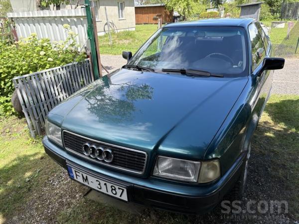 Green Audi 80 1991 in Jelgava, with an engine capacity of 2.00 L and mileage of 437 thousand km for 500 €, photo 3 on AUTOMOTO.COM.LV