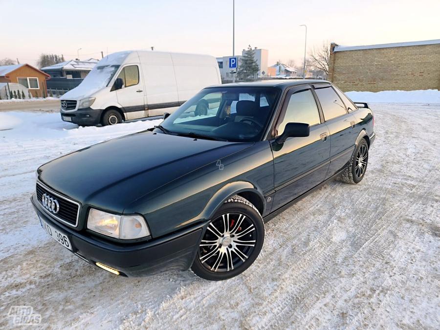 Green Audi 80 1992 in Jurbarkas, with an engine capacity of 2.00 L and mileage of 243 thousand km for 1450 €, photo 1 on AUTOMOTO.COM.LV