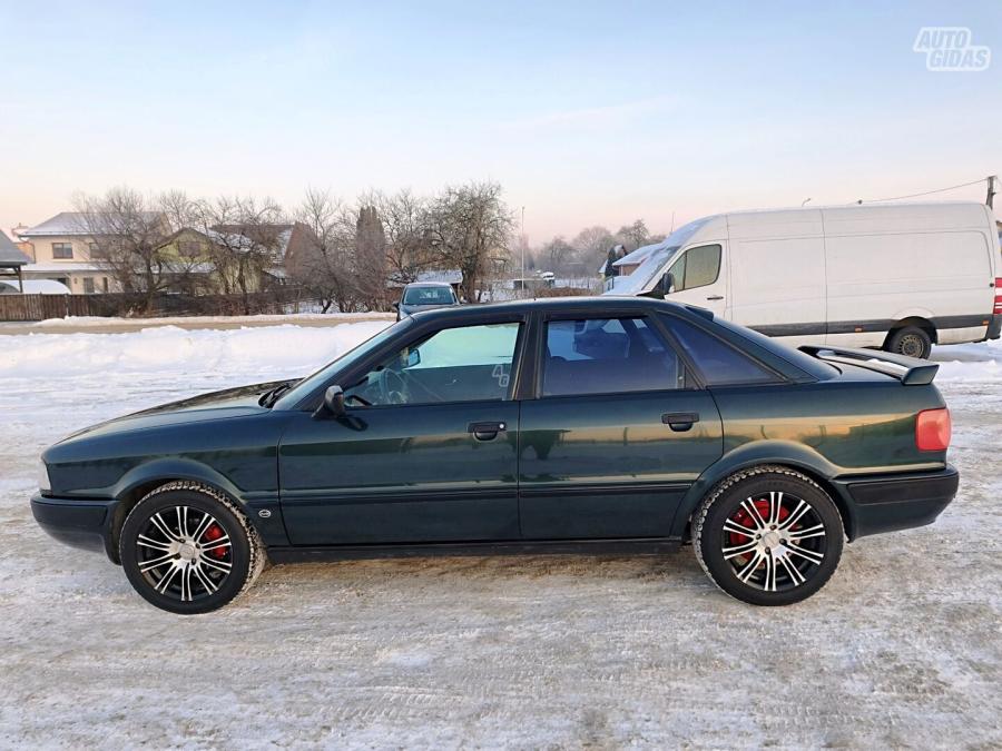 Green Audi 80 1992 in Jurbarkas, with an engine capacity of 2.00 L and mileage of 243 thousand km for 1450 €, photo 5 on AUTOMOTO.COM.LV