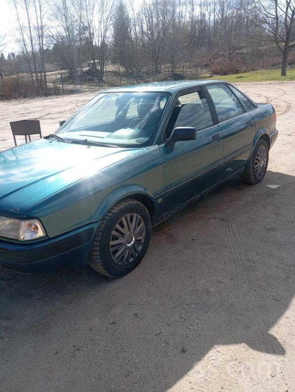 Zaļš Audi 80 1992 Madona, ar dzinēja tilpumu 2.00 L un nobraukumu 308 tūkst. km par 800 €, foto 2 vietnē AUTOMOTO.COM.LV