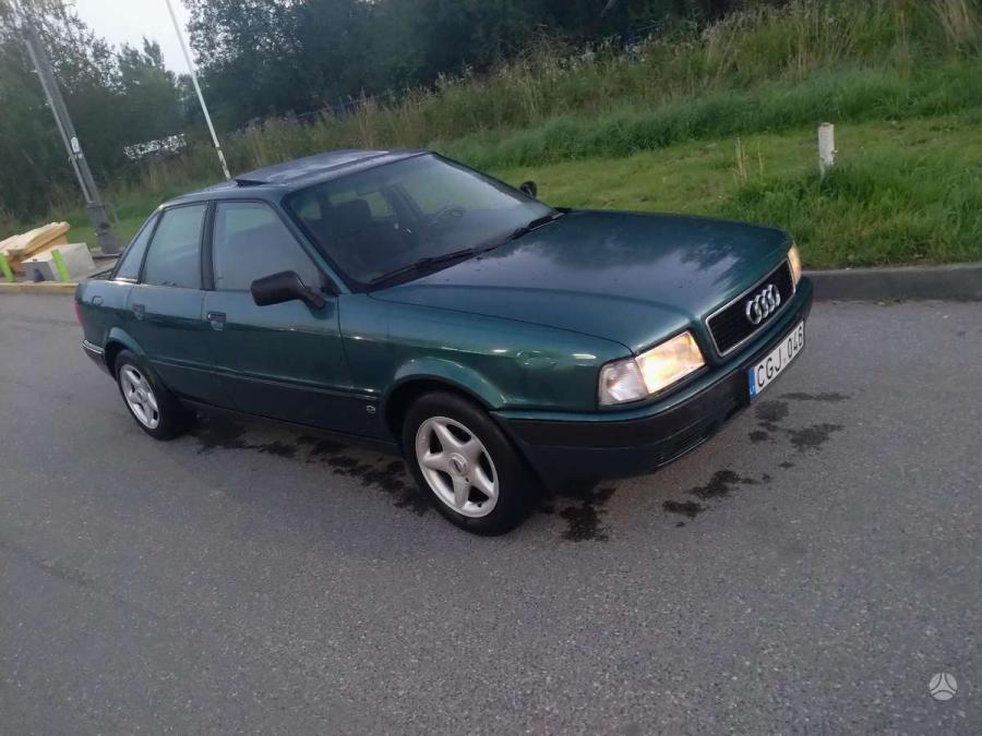 Zaļš Audi 80 1992 Viļņa, ar dzinēja tilpumu 1.98 L un nobraukumu 281 tūkst. km par 750 €, foto 10 vietnē AUTOMOTO.COM.LV