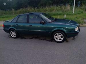 Zaļš Audi 80 1992 Viļņa, ar dzinēja tilpumu 1.98 L un nobraukumu 281 tūkst. km par 750 €, foto 11 vietnē AUTOMOTO.COM.LV