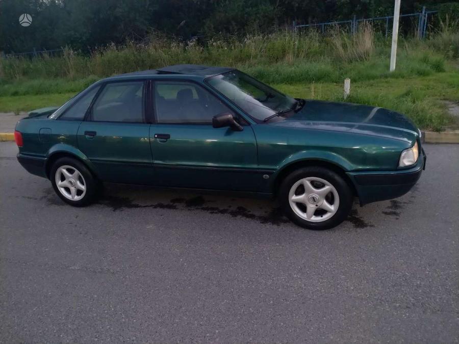 Zaļš Audi 80 1992 Viļņa, ar dzinēja tilpumu 1.98 L un nobraukumu 281 tūkst. km par 750 €, foto 11 vietnē AUTOMOTO.COM.LV