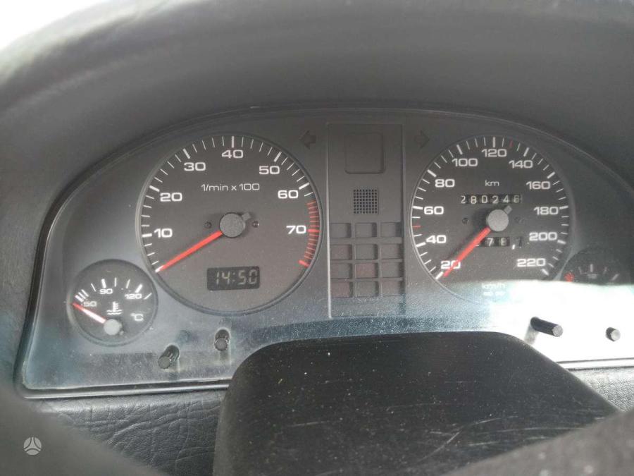 Zaļš Audi 80 1992 Viļņa, ar dzinēja tilpumu 1.98 L un nobraukumu 281 tūkst. km par 750 €, foto 13 vietnē AUTOMOTO.COM.LV