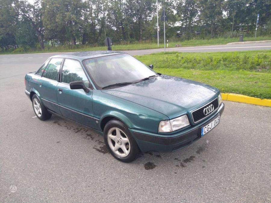 Zaļš Audi 80 1992 Viļņa, ar dzinēja tilpumu 1.98 L un nobraukumu 281 tūkst. km par 750 €, foto 16 vietnē AUTOMOTO.COM.LV