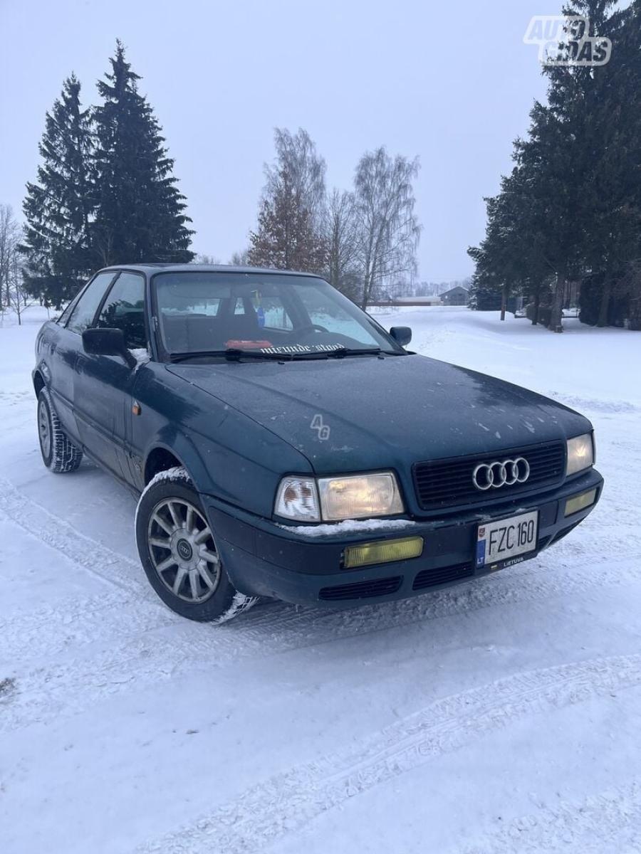 Green Audi 80 1993 in Vilkaviskis, with an engine capacity of 1.90 L and mileage of 400 thousand km for 700 €, photo 1 on AUTOMOTO.COM.LV