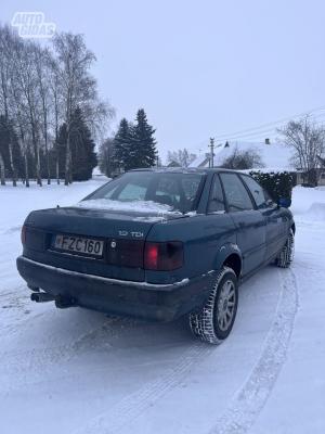 Green Audi 80 1993 in Vilkaviskis, with an engine capacity of 1.90 L and mileage of 400 thousand km for 700 €, photo 3 on AUTOMOTO.COM.LV