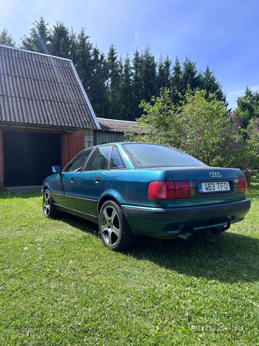 Green Audi 80 1993 in Tallinn, with an engine capacity of 2.30 L and mileage of 293 thousand km for 3500 €, photo 3 on AUTOMOTO.COM.LV
