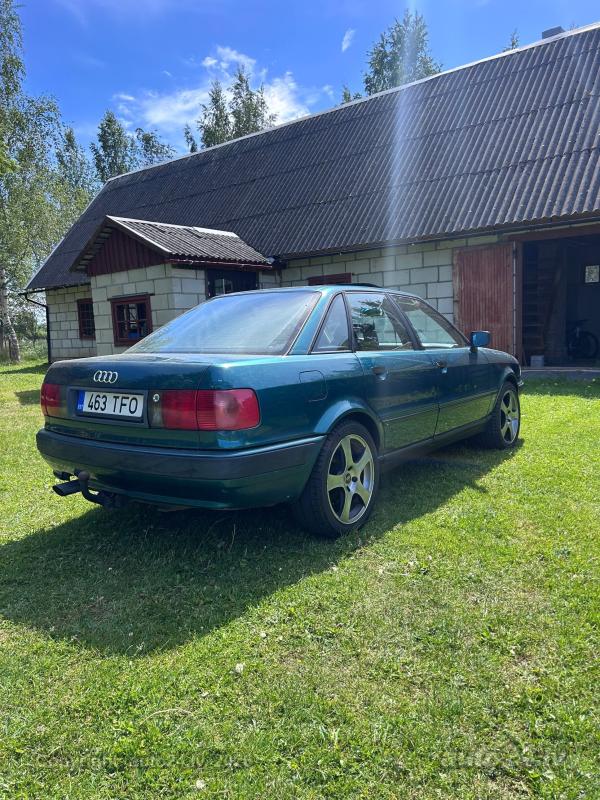 Green Audi 80 1993 in Tallinn, with an engine capacity of 2.30 L and mileage of 293 thousand km for 3500 €, photo 4 on AUTOMOTO.COM.LV