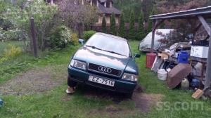 Green Audi 80 1993 in Riga, with an engine capacity of 2.00 L and mileage of 315 thousand km for 500 €, photo  on AUTOMOTO.COM.LV