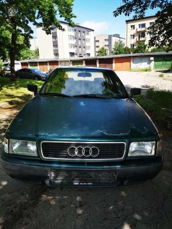 Zaļš Audi 80 1993 Kauņa, ar dzinēja tilpumu 2.00 L un nobraukumu 299 tūkst. km par 666 €, foto 5 vietnē AUTOMOTO.COM.LV