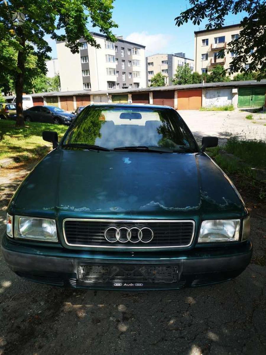 Zaļš Audi 80 1993 Kauņa, ar dzinēja tilpumu 2.00 L un nobraukumu 299 tūkst. km par 666 €, foto 6 vietnē AUTOMOTO.COM.LV