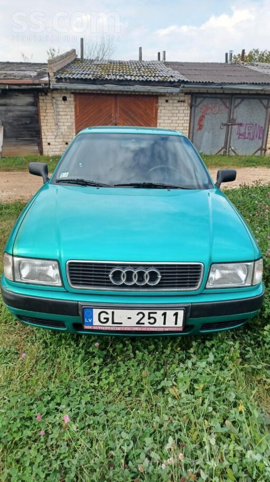 Zaļš Audi 80 1994 Limbaži, ar dzinēja tilpumu 2.00 L un nobraukumu 258 tūkst. km par 400 €, foto 1 vietnē AUTOMOTO.COM.LV