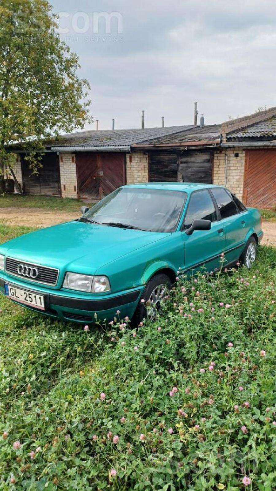 Zaļš Audi 80 1994 Limbaži, ar dzinēja tilpumu 2.00 L un nobraukumu 258 tūkst. km par 400 €, foto 6 vietnē AUTOMOTO.COM.LV