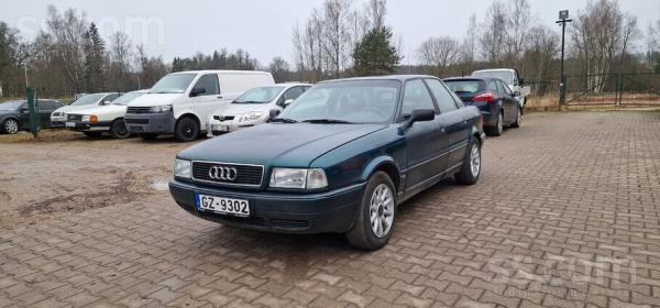 Green Audi 80 1994 in Valmiera, with an engine capacity of 2.00 L and mileage of 179 thousand km for 900 €, photo 6 on AUTOMOTO.COM.LV
