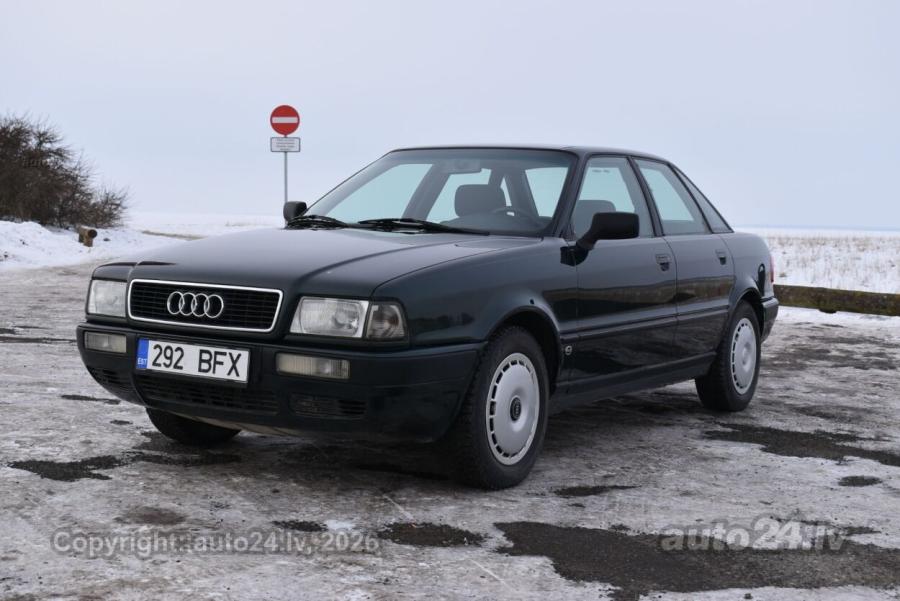 Green Audi 80 1994 in Tallinn, with an engine capacity of 2.00 L and mileage of 266 thousand km for 2250 €, photo 1 on AUTOMOTO.COM.LV