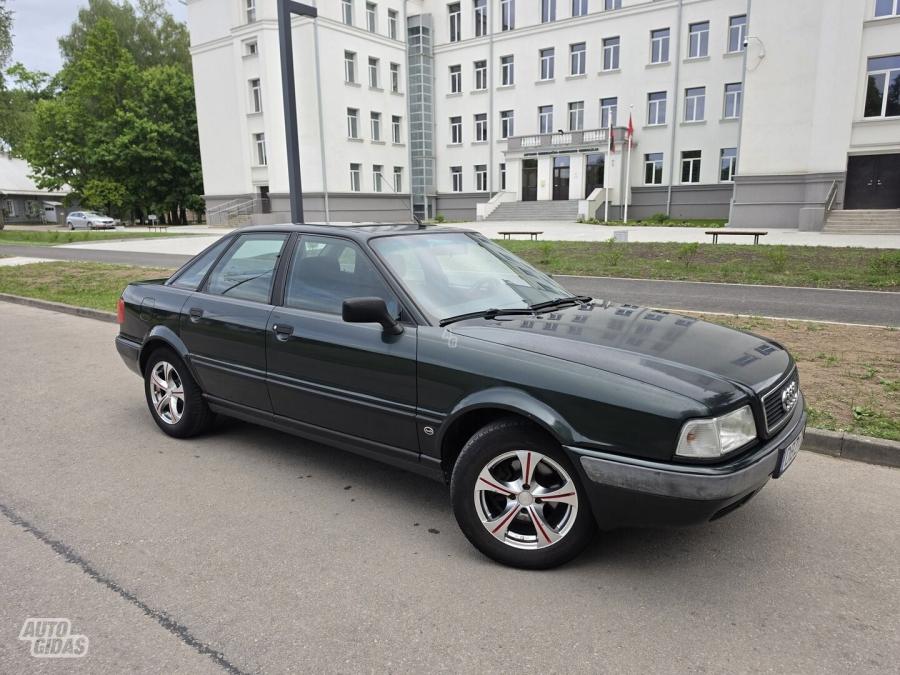 Green Audi 80 1994 in Jurbarkas, with an engine capacity of 2.00 L and mileage of 275 thousand km for 900 €, photo 1 on AUTOMOTO.COM.LV
