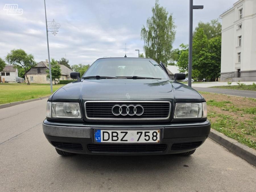 Green Audi 80 1994 in Jurbarkas, with an engine capacity of 2.00 L and mileage of 275 thousand km for 900 €, photo 8 on AUTOMOTO.COM.LV