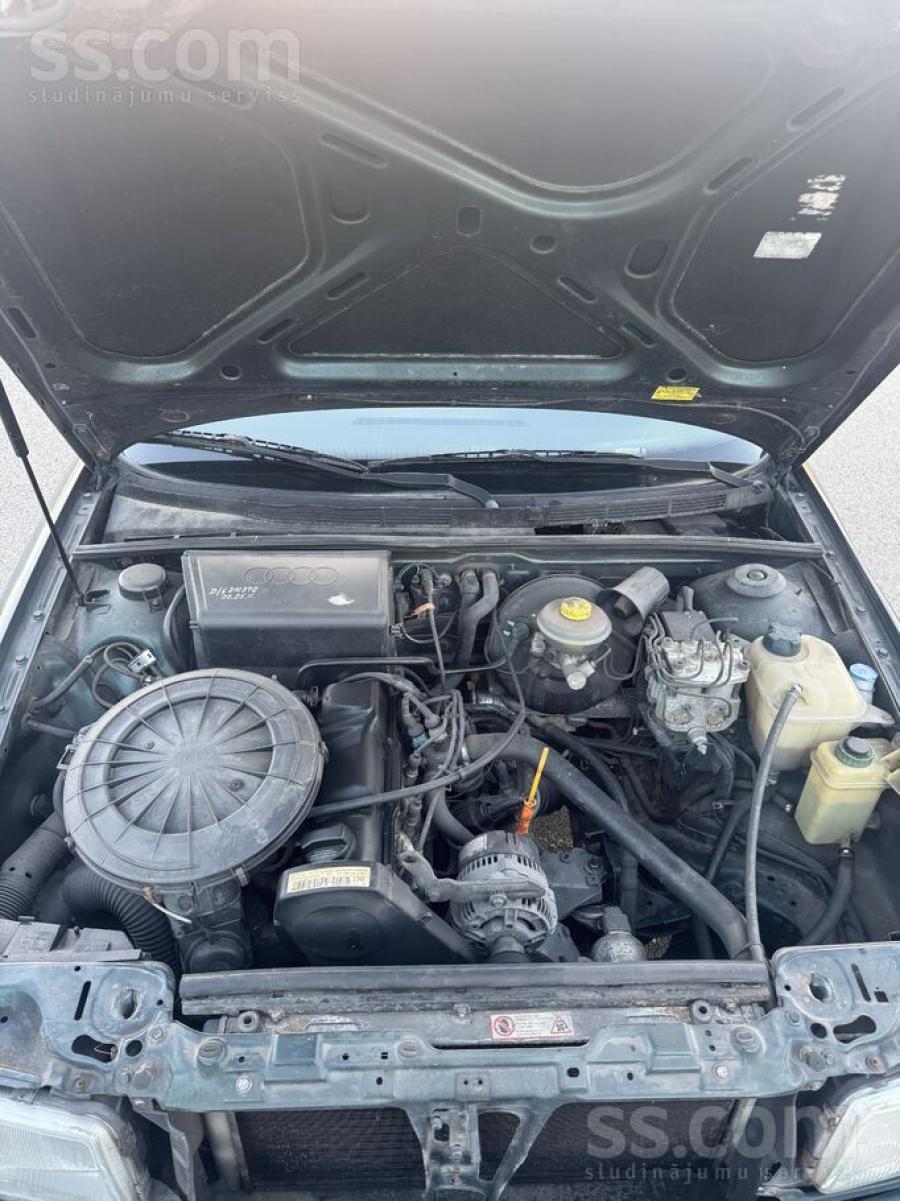 Green Audi 80 1994 in Riga, with an engine capacity of 1.80 L and mileage of 244 thousand km for 450 €, photo 11 on AUTOMOTO.COM.LV