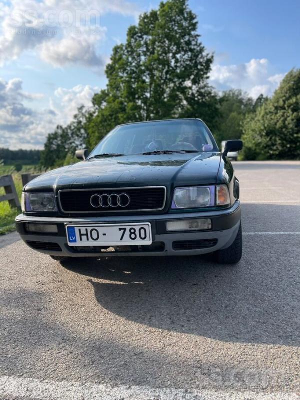 Green Audi 80 1994 in Kuldiga, with an engine capacity of 2.00 L and mileage of 422 thousand km for 1200 €, photo 4 on AUTOMOTO.COM.LV