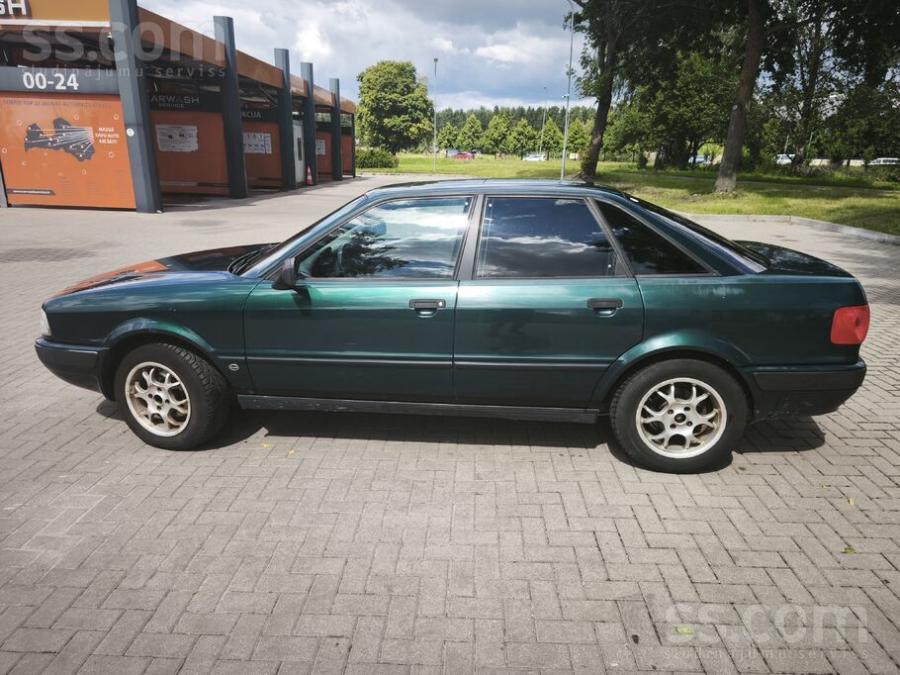 Зеленый Ауди 80 1994 в Рига, объемом двигателя 1.90 л и пробегом 361 тыс. км за 1250 €, фото 1 на AUTOMOTO.COM.LV