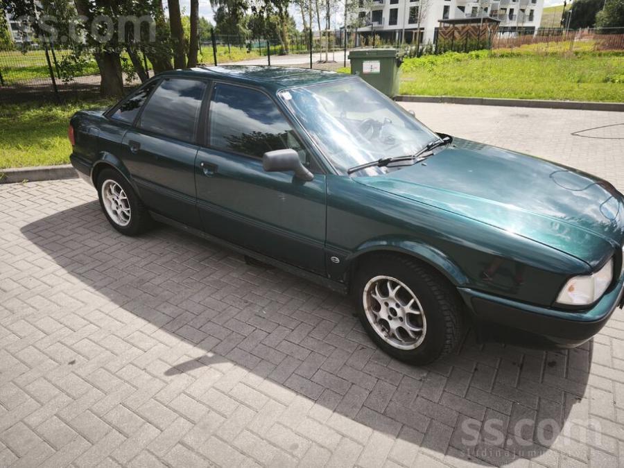 Зеленый Ауди 80 1994 в Рига, объемом двигателя 1.90 л и пробегом 361 тыс. км за 1250 €, фото 20 на AUTOMOTO.COM.LV