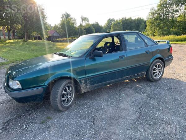 Zaļš Audi 80 1994 Limbaži, ar dzinēja tilpumu 1.90 L un nobraukumu 431 tūkst. km par 700 €, foto 2 vietnē AUTOMOTO.COM.LV