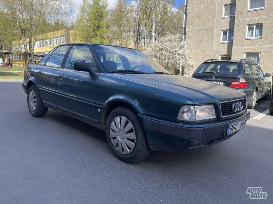 Zaļš Audi 80 1995 Utena, ar dzinēja tilpumu 2.00 L un nobraukumu 240 tūkst. km par 650 €, foto 5 vietnē AUTOMOTO.COM.LV