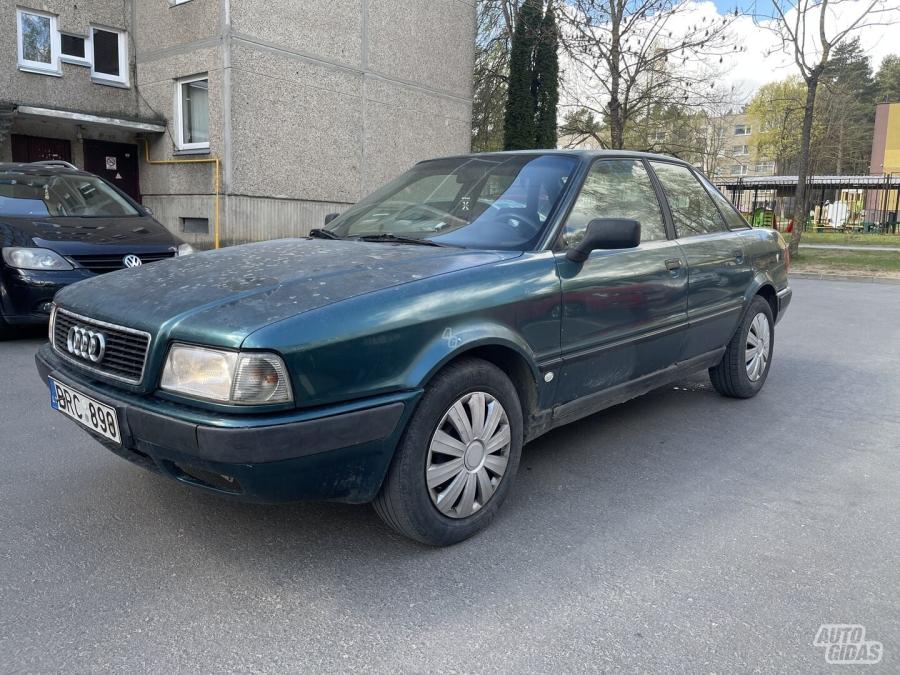 Zaļš Audi 80 1995 Utena, ar dzinēja tilpumu 2.00 L un nobraukumu 240 tūkst. km par 650 €, foto 7 vietnē AUTOMOTO.COM.LV
