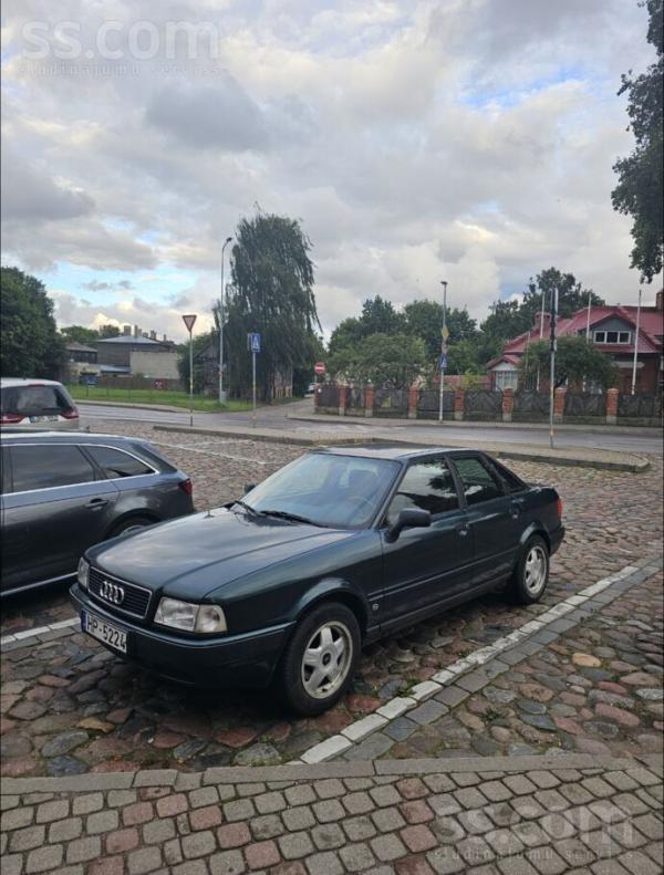Green Audi 80 1995 in Saldus, with an engine capacity of 2.00 L and mileage of 360 thousand km for 1250 €, photo 8 on AUTOMOTO.COM.LV