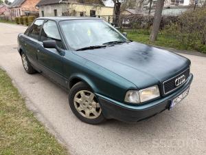 Green Audi 80 1995 in Daugavpils, with an engine capacity of 2.00 L and mileage of 337 thousand km for 520 €, photo  on AUTOMOTO.COM.LV