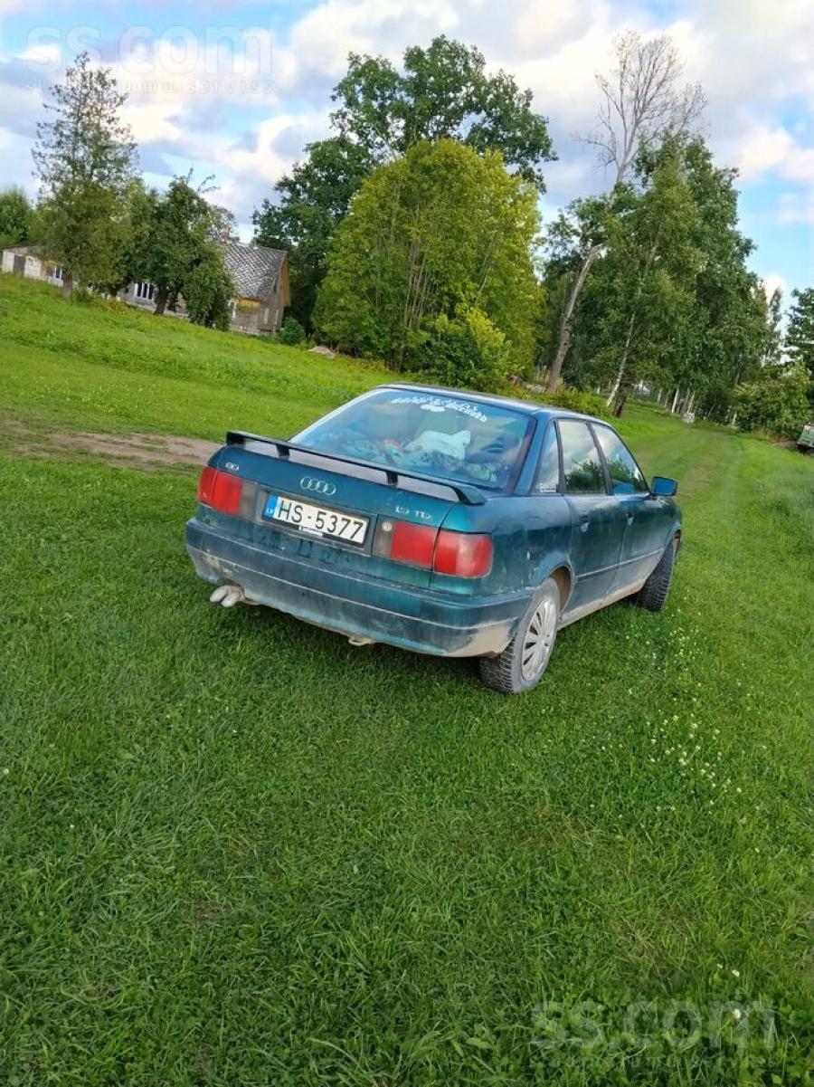 Зеленый Ауди 80 1995 в Гулбене, объемом двигателя 1.90 л и пробегом 413 тыс. км за 600 €, фото 3 на AUTOMOTO.COM.LV