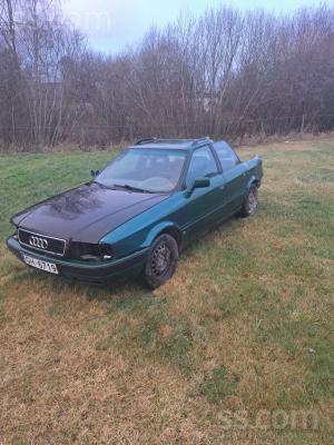 Green Audi 80 1993 in Tukums, with an engine capacity of 1.90 L and mileage of 343 thousand km for 250 €, photo  on AUTOMOTO.COM.LV